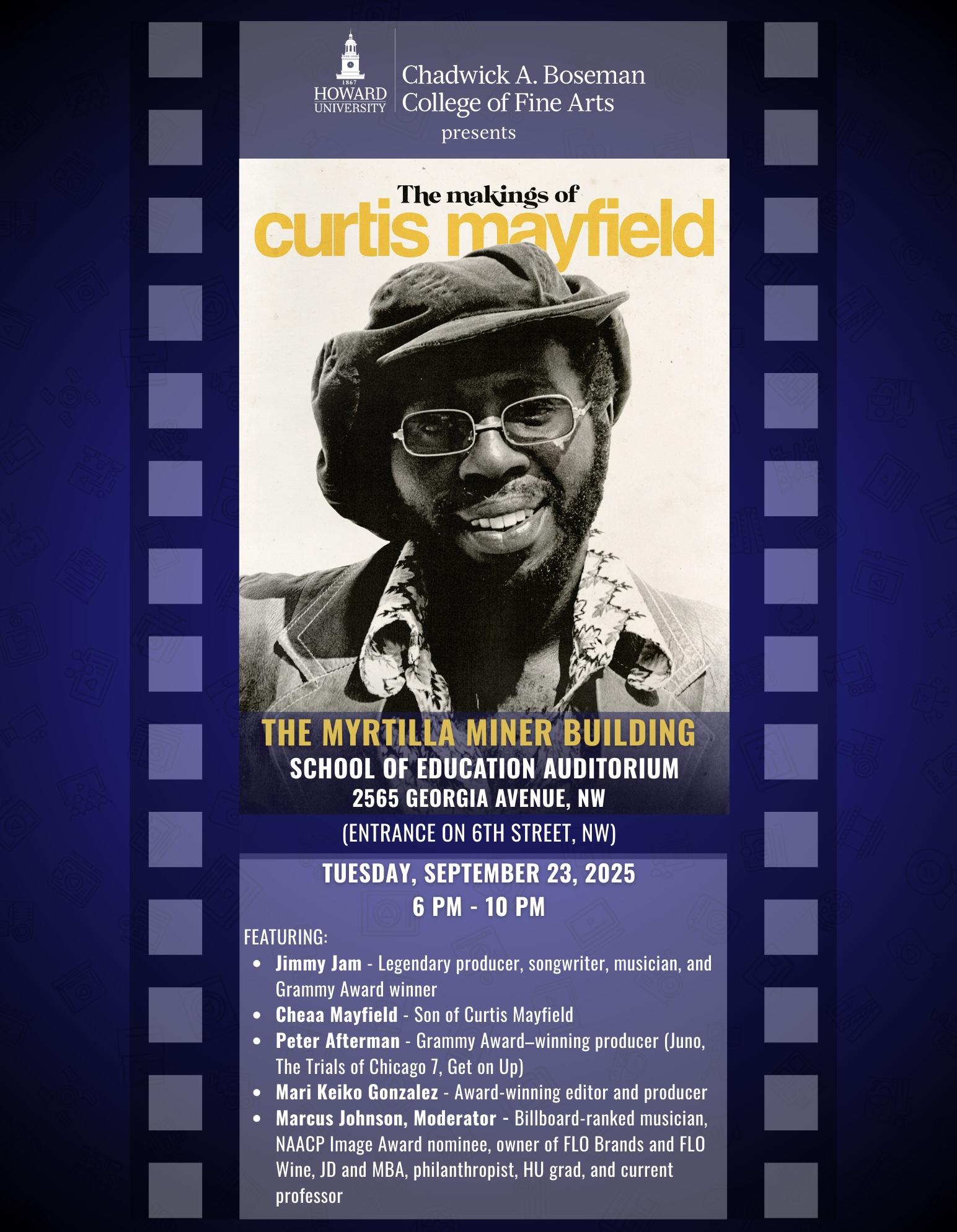 Chadwick Boseman College of Fine Arts Presents the Making of Curtis ...
